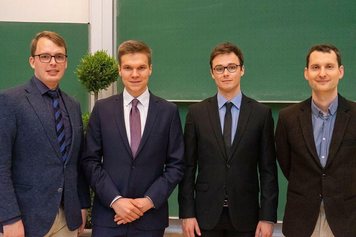 Congratulations to Frederik, Moritz and Felix | Mesoscopic Quantum Optics